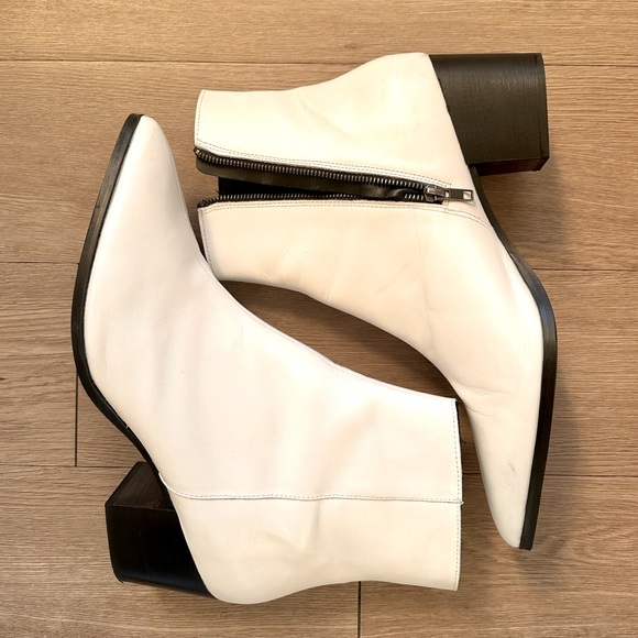 ASOS | Shoes | Asos Men Heeled White Boots | Poshmark